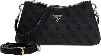 Guess sac à épaule bandoulière Noelle II Tri Compartment Shoulder Crossbody Bag Coal Logo noir