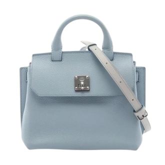 MCM Sac &agrave; main Pre-owned - Femme - Pre-owned - Bleu - Taille: ONE Size