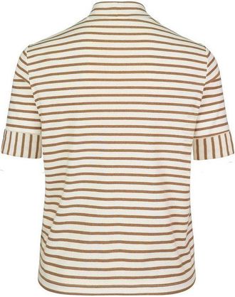 bianca Kurzarmshirt GIDDI mit Stehkragen im klassischen Streifen