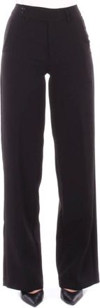 John Richmond Femme, Pantalons, Noir, Taille: 36 FR Wide Pantalons