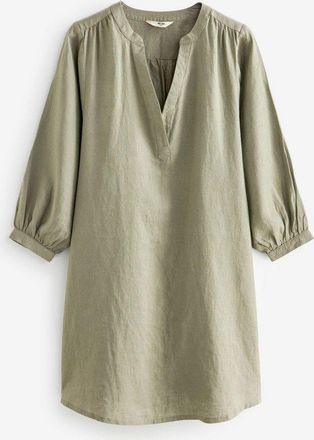 Next Strandkleid Premium Kaftan aus 100 % Leinen (1-tlg)
