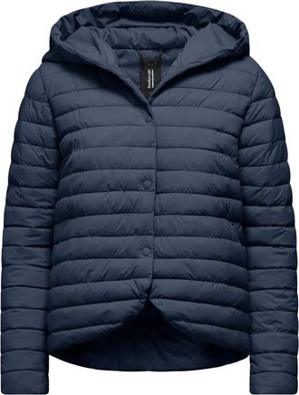 Bomboogie Femme, Vestes, Bleu, Taille: 46 FR Veste matelass&eacute;e en nylon extensible avec boutons