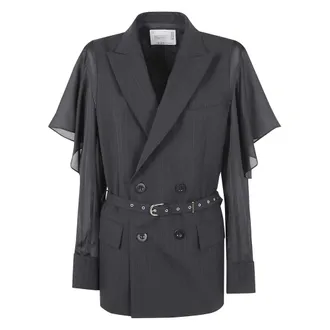 sacai Blazers - Femme - Vestes - Noir - Taille: 42 FR