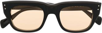 Gucci lunettes de soleil &agrave; monture carr&eacute;e - Noir