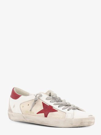 Golden Goose Mens Sneakers Super-Star White Leather Trainers