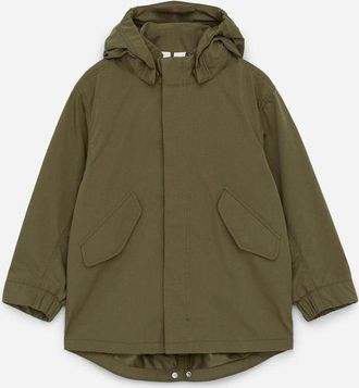 Arket Parka Mit Kapuze -Grün