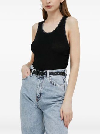 DKNY d&eacute;bardeur &agrave; fronces - Noir