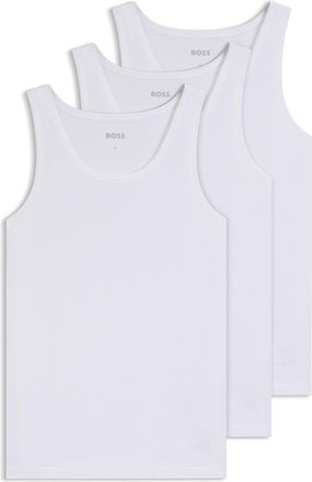 BOSS Herren 3p Co Tank Top, New - White100, XL EU