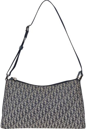 Dior Crossbody Bags - Christian Dior Mini Trotter Monogram Shoulder Bag - Gr. unisize - in Blau - f&uuml;r Damen
