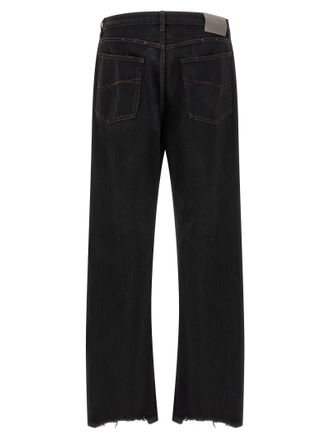 Balenciaga Japanese Cotton Denim Jeans - Black