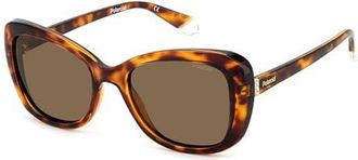 Polaroid Pld 4132/s/x 086/SP HAVANA Sunglasses Women Polycarbonate, Standard, 53