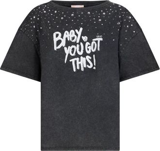 Liu Jo T-shirt avec imprim&eacute; et applications