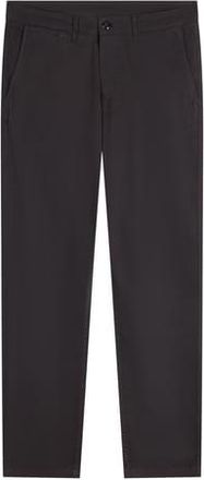 Eden Park Pantalon chino droit en coton m&eacute;lang&eacute;