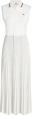 Tommy Hilfiger Damen Polokleid mit Falten