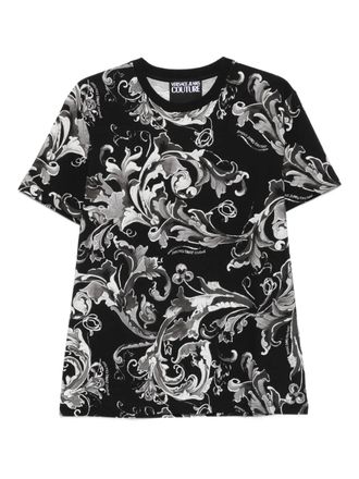 Versace Jeans Couture t-shirt à imprimé Barocco - Noir
