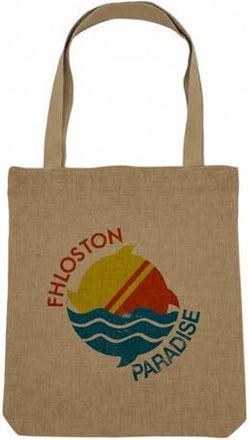 Fabulous Sac Shopping Tote Bag Aspect Lin - Fhloston Paradise Geek Science Fiction Film - Sac de Courses Toile Epaisse 360g Beige Naturel Cabas Port&eacute; Epaule So