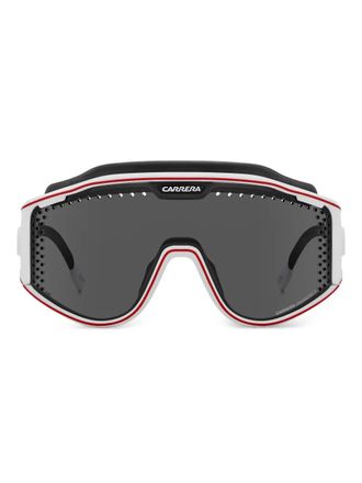 Carrera Perforierte Sonnenbrille - Weiß