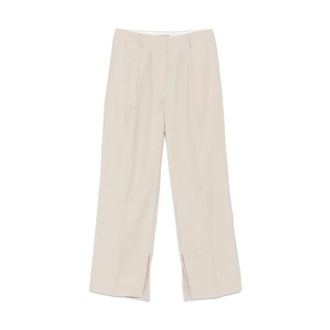 Birgitte Herskind Beige Hose mit Taschen und Kn&ouml;pfen - - Trousers - Damen - Beige - S