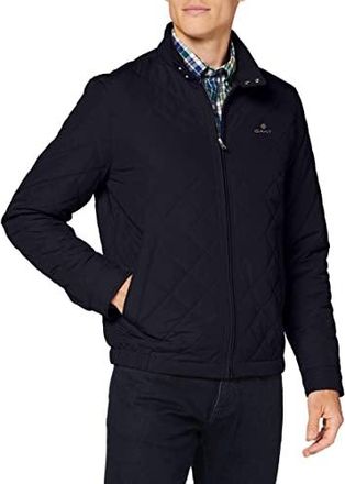 GANT Gant Quilted Veste Windcheater Matelass&eacute;e, Evening Blue, M Homme
