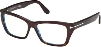Tom Ford Femme, Accessoires, Brun, Taille: 54 MM Optical Frame