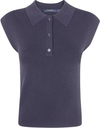 Seventy Femme, Tops, Noir, Taille: 42 FR Polo