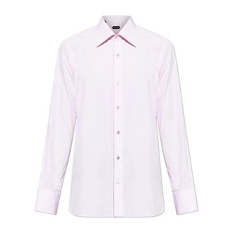 Tom Ford Poplin Slim Fit Shirt - - Shirts - Herren - Rosa - 3XL