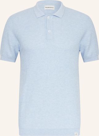 Nowadays Nowadays Strick-Poloshirt blau