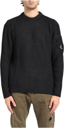 C.P. Company C.p. Company, Homme, Pulls, Bleu, Taille: 2XL Maille ras du cou