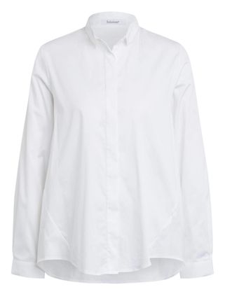 Soluzione - Camiceria Ticino Oversized-Hemdbluse weiss