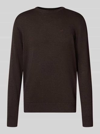 Bugatti Relaxed Fit Strickpullover aus reiner Baumwolle