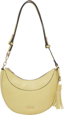 Liu Jo Femme, Sacs, Jaune, Taille: ONE Size Sac Bandouli&egrave;re avec D&eacute;tails de Cha&icirc;ne