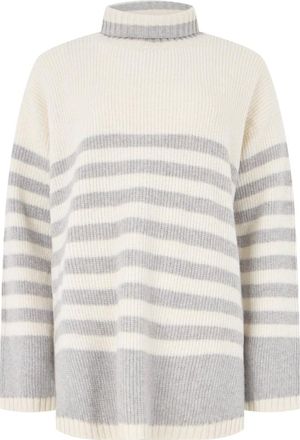 Moorer Pull col roul&eacute; Vera - Femme - Pulls - Blanc - Taille: 36 FR