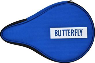 Butterfly Logo case oval, Tischtennis Schl&auml;gerh&uuml;lle, Einzelh&uuml;lle (Royal Blau, Einzelh&uuml;lle)