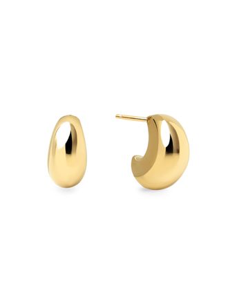 Singularu Rain Ohrringe. Messing mit 18 Kt Vergoldeter Beschichtung. Schmuck f&uuml;r Damen