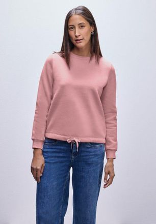 Street One Sweatshirt mit Tunnelzug am Saum