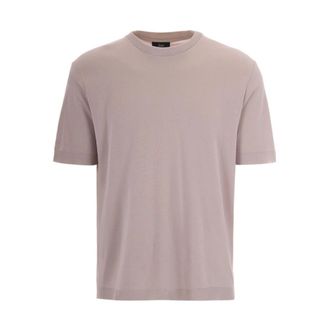 Herno Baumwoll-Strick-T-Shirt - - Knitwear - Herren - Grau - 2XL