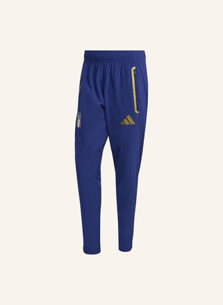 adidas Italien Tiro Travel Hose blau