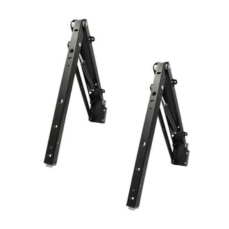 Lurrose Klappbarer Sitzhocker Mit Scharnier Halterung F&uuml;r Wandmontage Platzsparend Und Einfach Zu Montieren Geeignet Als Schuhschrank Oder Leiterschrank