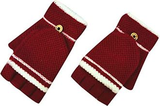 Generic Mitaine Femme Hiver Chaud, Gants Mitaine Hiver Epais Tricotés Arm Mitaine Gants Chauff Femme Fille Gants Demi-Doigt Chauds Chic y2k Thermique Cadeaux 