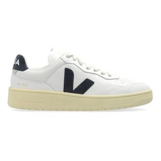 Veja V-90 Leather White Nautico - - Shoes - Damen - Wei&szlig; - 38 EU
