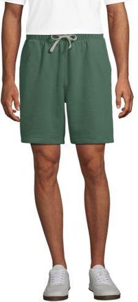 Lands End Serious Sweats Shorts, Herren, Gr&ouml;&szlig;e:48-50 regular, Gr&uuml;n, Baumwoll-Mischung/Polyester-Mischung, by Lands End