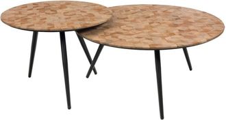 Amadeus Amadeus - Set de 2 Tables Teck Bahia