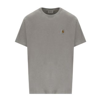 Carhartt Work in Progress S/S Nelson T-Shirt - - Tops - Herren - Grau - S