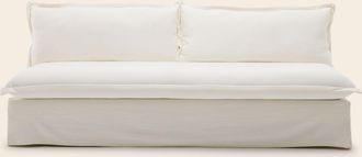 Madura Banquette Salvina Barbate blanc - ECRU