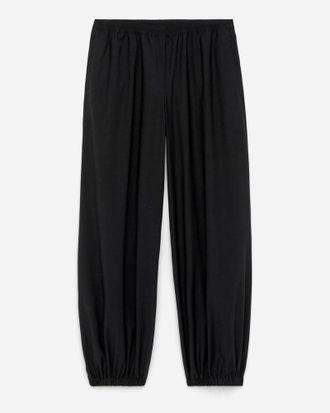 Arket Hose Mit Barrel Leg -Schwarz