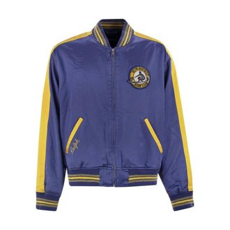 Polo Ralph Lauren Homme, Vestes, Bleu, Taille: M Veste Bomber Varsity avec &Eacute;cusson