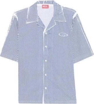 Diesel Homme, Chemises, Bleu, Taille: M S-Brack Limoges Stripes