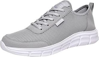 Generic Chaussures de course &agrave; pied pour homme - Chaussures de sport &agrave; lacets - En maille - L&eacute;g&egrave;res et respirantes - R&eacute;sistantes - Chaussures dext&eacute;rieur class