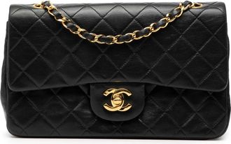 Chanel Hobo Bags - Small Classic Lambskin Double Flap - Gr. unisize - in Schwarz - f&uuml;r Damen