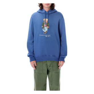 Polo Ralph Lauren Homme, Sweatshirts et sweats &agrave; capuche, Bleu, Taille: XL Polo Bear Fleece Sweat &agrave; capuche